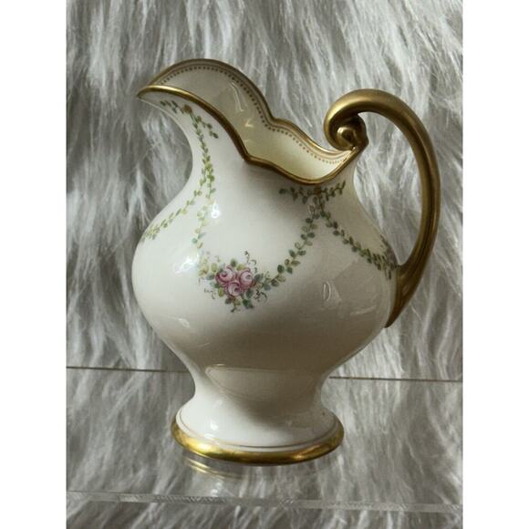 Lenox | Dining | Lenox Fine China Creamer Pitcher Gold Floral | Poshmark